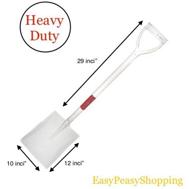 Shovel Flat ,Sharp with Metal Handle /Heavy Duty Garden Tools/Skop ...