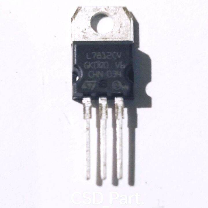(1 Pcs) Transistor L7812CV IC voltage regulator L7812CV Original ST ...