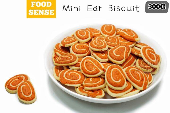 Food Sense Mini Ear Biscuits • Biskut Telinga Kecil • 迷你耳朵饼 (300g) | Lazada