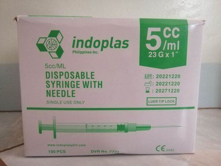 Indoplas syringe (5cc) | Lazada PH