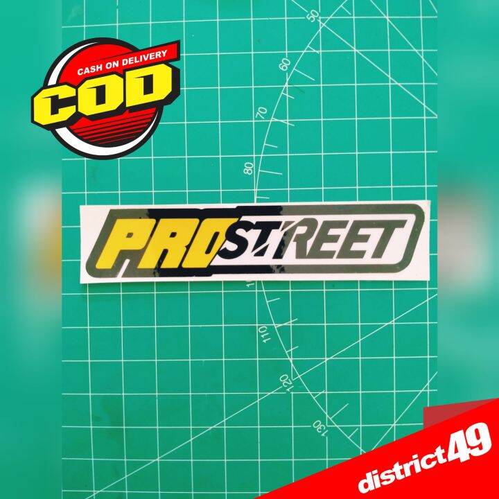 Sticker print and cut Prostreet - Stiker print and cut laminasi tahan ...