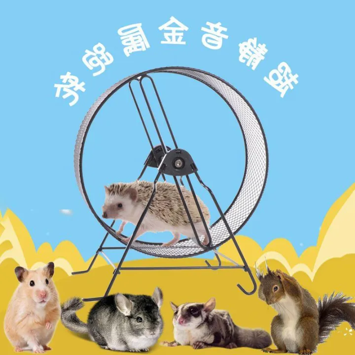 Metal Ultra-Quiet Large Running Wheel 25cm Supplies Toy Hedgehog ...