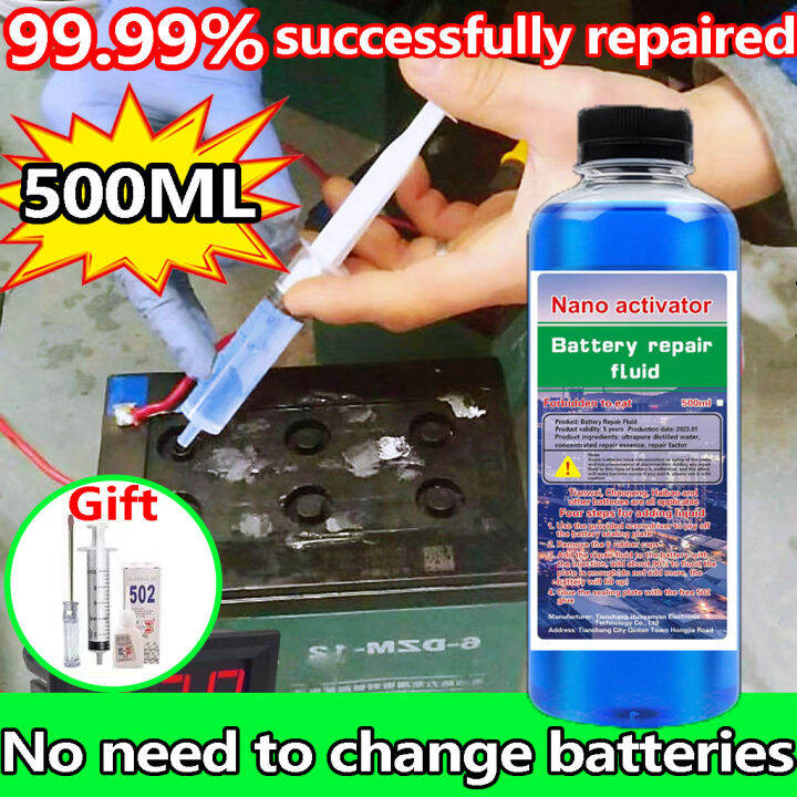 🛵Give away tools👍Battery Repair Solution 500ml repair rate 99.9% ...