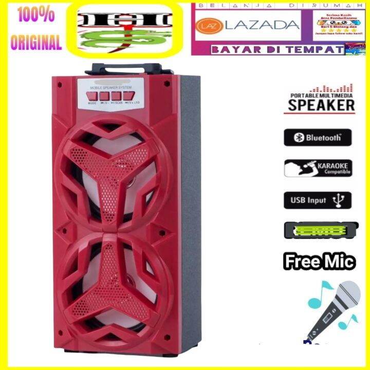 SPEAKER PORTABELE BONUD MIC XTRA BASS/SALON KAROKE BONUD MIC RADIO FM ...