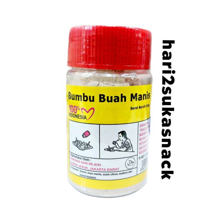 Bumbu Buah Garam Buah Manis / Pedas Cap Elang | Lazada Indonesia