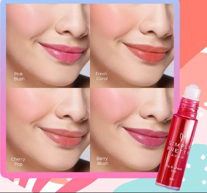Avon simply pretty lip & cheek tint 9ml | Lazada PH