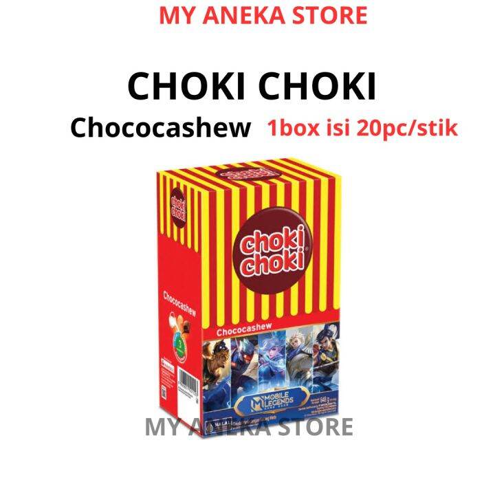 CHOKI CHOKI Choco Cashew - 1 box isi 20 pcs (HARGA 1 BOX) / coklat ...