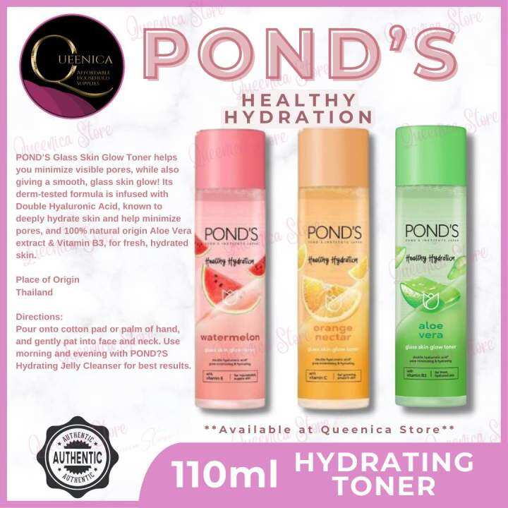 PONDS Healthy Hydration Glass Skin Toner 110ml | Lazada PH