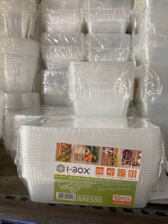 500ml Microwaveable iBox (10pcs) | Lazada PH