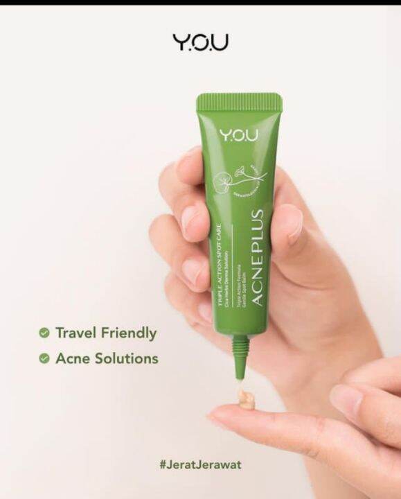 [ YOU ] Acne Plus Triple Action Spot Care 15g | Lazada Indonesia