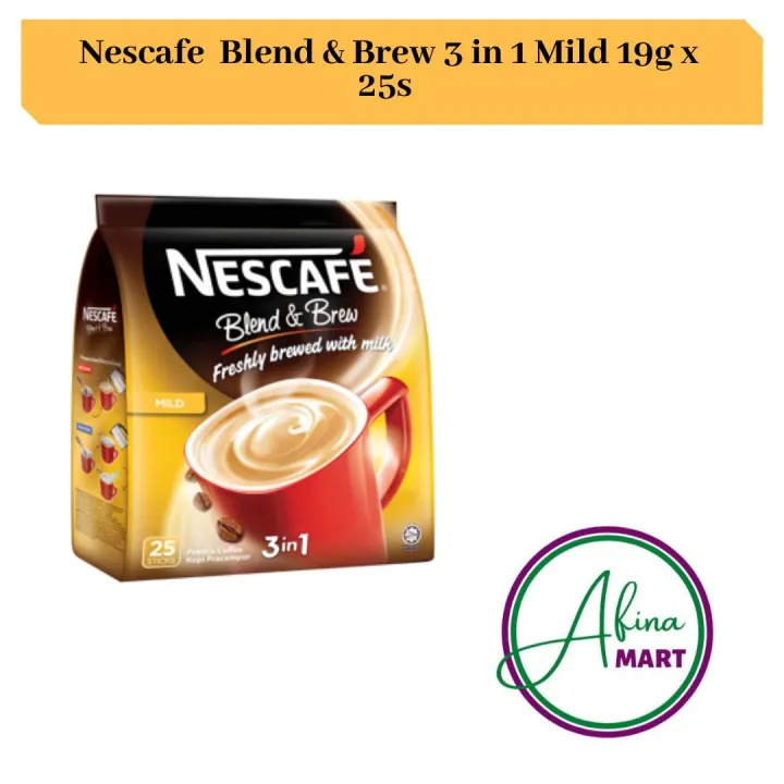 Nescafe Blend and Brew 3 in 1 Mild 19g x 28s | Lazada