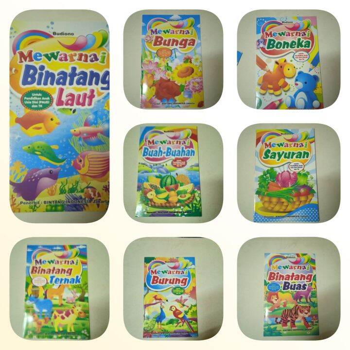 paket 8 Buku mewarnai | Lazada Indonesia paket 8 Buku mewarnai | Lazada Indonesia