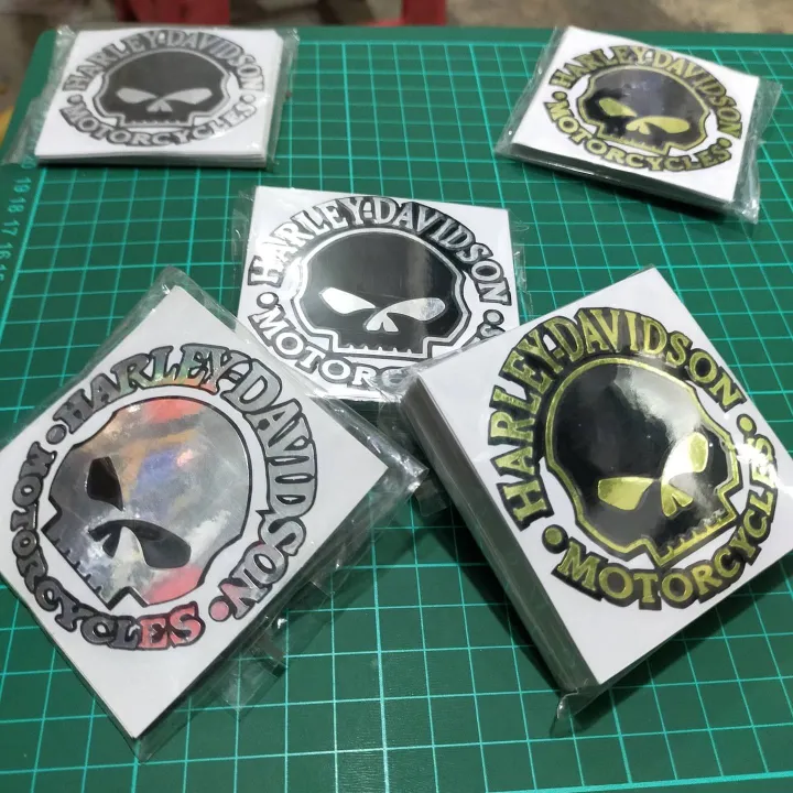 Stiker sticker Harley Davidson motor Cyclone | Lazada Indonesia