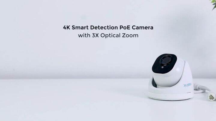 REOLINK RLC-822A 8MP 4K PoE Camera, 2.8 mm, 94° FoV, 3X Optical Zoom ...