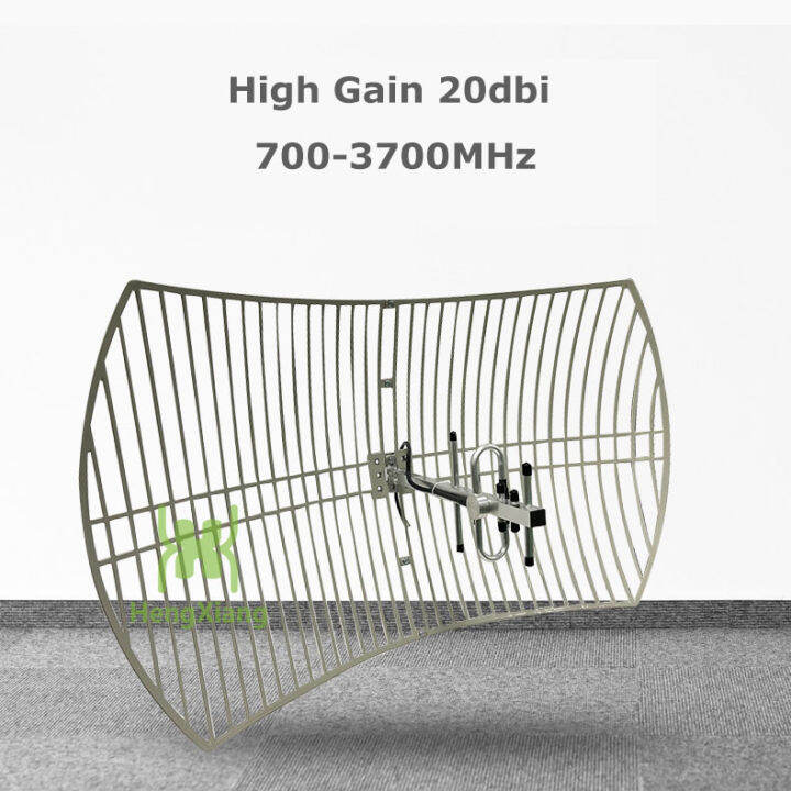 Big Coverage 2G 3G 4G Cellular Extender 20dBi Gain Grid Antenna Full ...