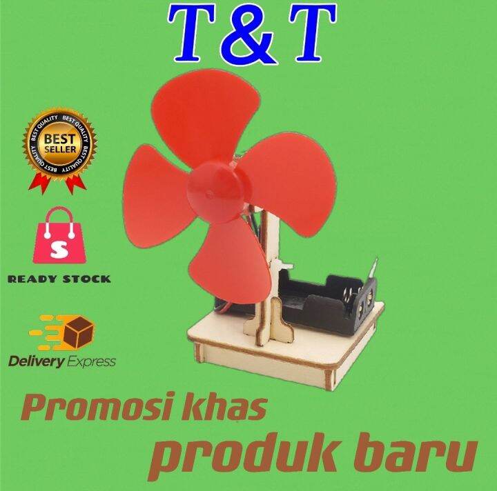 sekolah produk elektronik DIY Solar Fan Kit Model Robotic Kit Set Kids ...