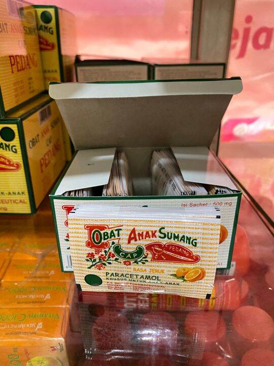 Anak Sumang Cap Pedang rasa jeruk ISI 20 sachet, Paracetamol pereda ...