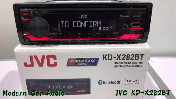 วิทยุรถยนต์ ขนาด 1DIN JVC รุ่น KD-X282BT เล่น USB / BLUETOOTH / AUX / FM (ไม่เล่นแผ่น) | Lazada ...