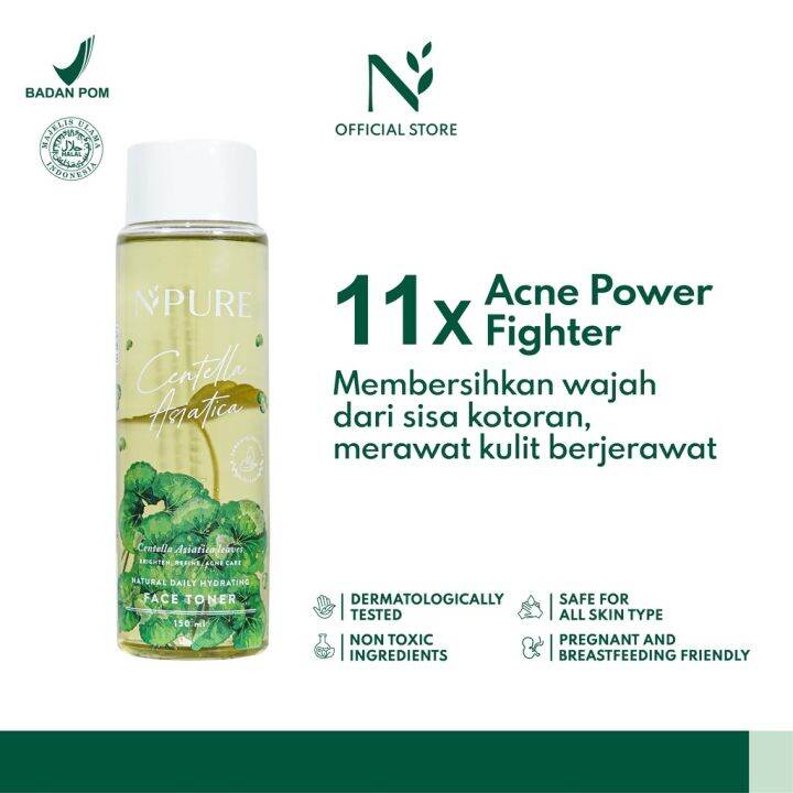 N'PURE TONER CENTELLA ASIATICA CICA SERIES ORIGINAL | Lazada Indonesia