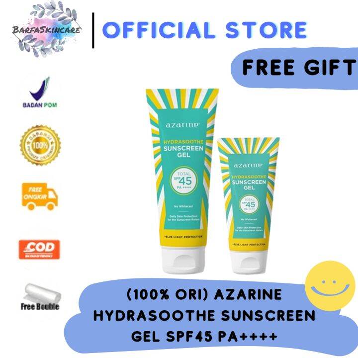 (New Formula) Azarine Hydrasoothe Sunscreen Gel SPF 45 PA+++ Sunscreen ...