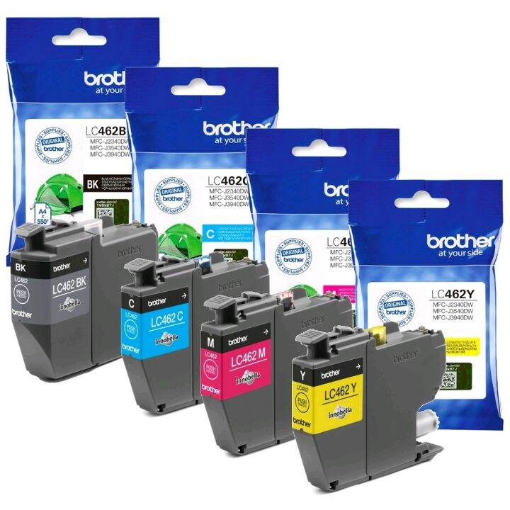 Brother LC-462 Original Cartridge Cyan Magenta Yellow Black LC462 ...
