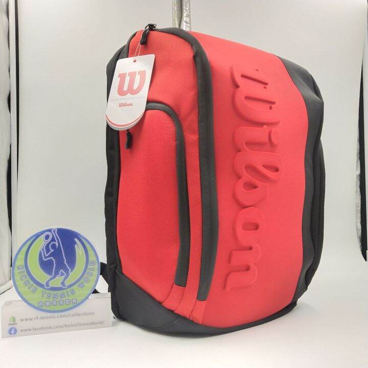 Wilson Super Tour Backpack Clash Red/ Black SKU WR8016601001 | Lazada PH