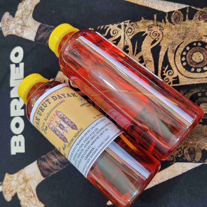 Minyak urut dayak khas kalimantan botol plastik anti pecah 250 ml ...