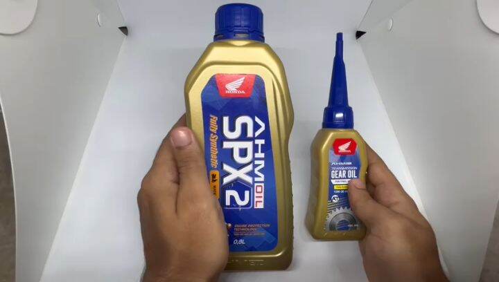 Paket Oli Motor Original Ahm Honda Spx 2 800ML Oli Gardan Gear 120ML ...