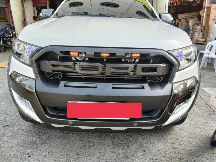 FORD RANGER 2016-2020 WILDTRACK XLT XLS FX4 GRILL WITH LED | Lazada PH