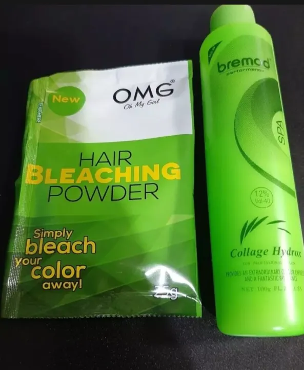 OMG Bleaching sachet 25g and Bremod oxidizing 100ml | Lazada PH