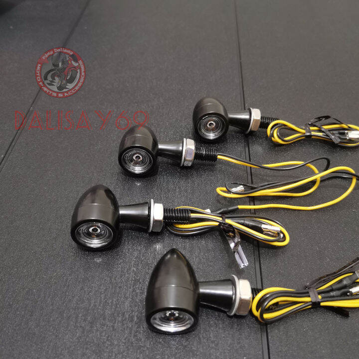 premium mini turn signal lights full alloy | Lazada PH
