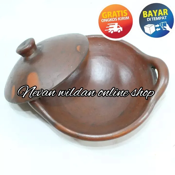 WAJAN SET D 22 | WAJAN TANAH LIAT | WAJAN PENGGORENGAN | WAJAN GERABAH ...