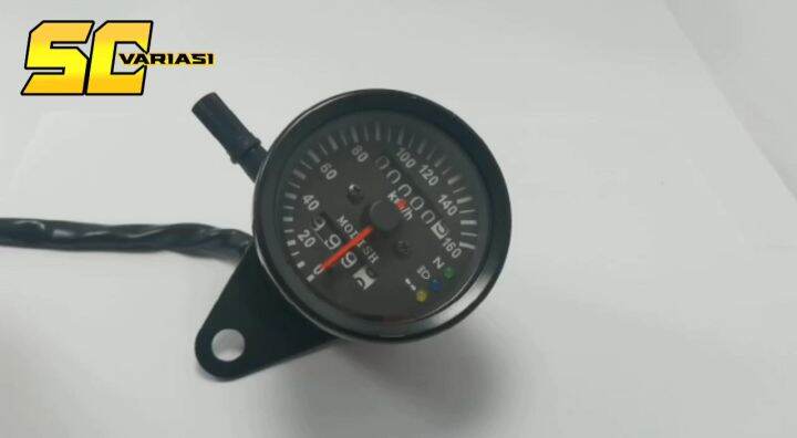 Spidometer Speedometer Spido Kilometer LED Bulat Universal Semua Motor ...