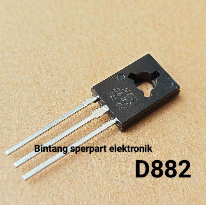D882 TRANSISTOR D882 NEC TRANSISTOR POWER NPN TO-126 3A 40V TRANSISTOR D 882 NPN 2SD882 NPN ...
