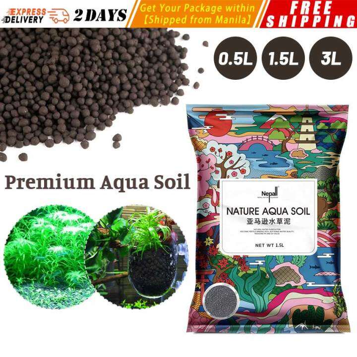 ️【Fast Delivery】3L Fish Tank Water Grass Mud Plant Seed Soil Aquarium ...