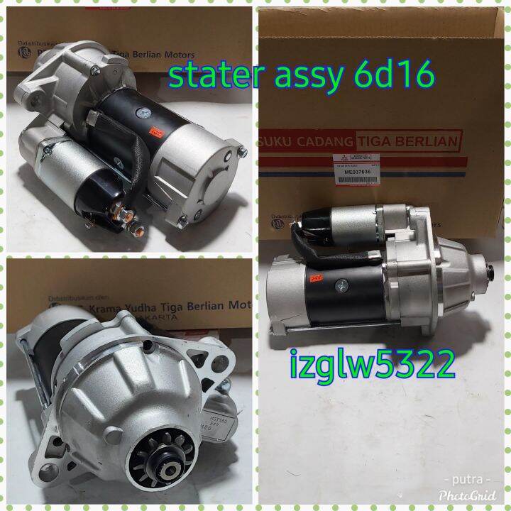 stater assy starter assy dinamo starter mitsubishi 6d16 ps190 fuso ...