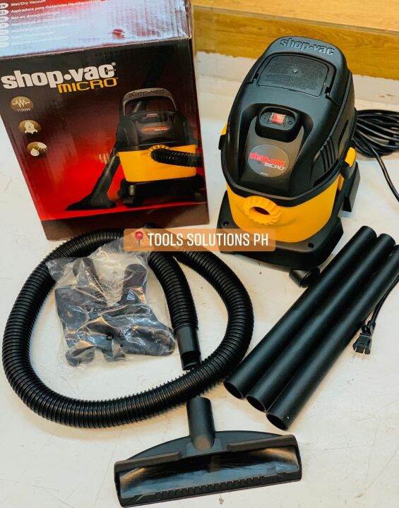 SHOPVAC Micro 4 Liters Wet and Dry Vacuum Cleaner 1100W | Lazada PH