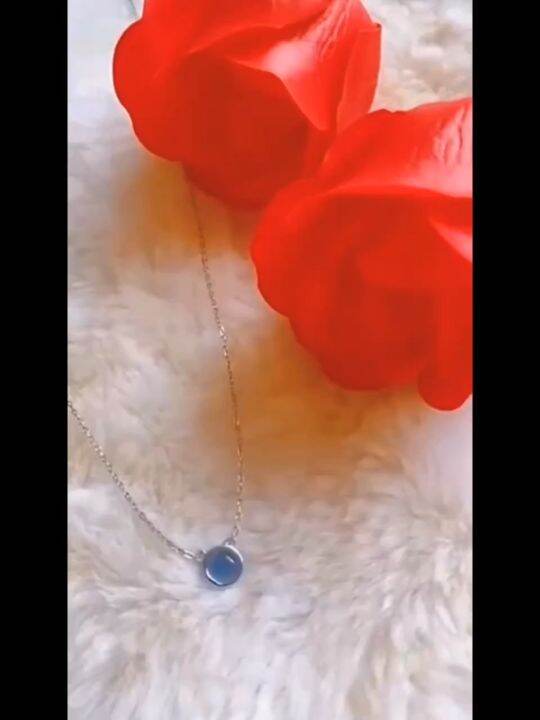 ESCOBAL พร้อมส่ง สร้อยเงินแท้ Moonstone สร้อยหินนําโชค สร้อยมงคล สร้อยคอเงินแท้ สร้อยคอผู้หญิง ...