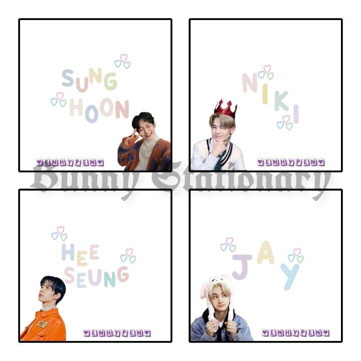 Enhypen / Memopad Enhypen / Memo Tempel Enhypen / Sticky Notes Enhypen ...