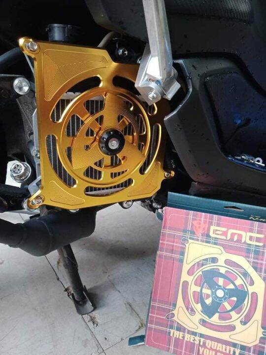 Radiator cover spinner CNC Nmax v2 v2.1 AEROX V2 2020 2021 | Lazada PH