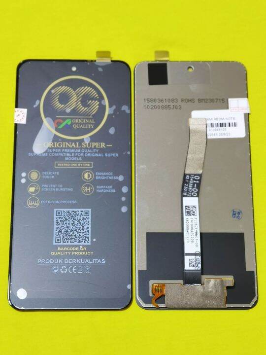 LCD TOUCHSCREEN XIAOMI REDMI NOTE 9 PRO - NOTE 9S OG SUPER COMPLETE ...