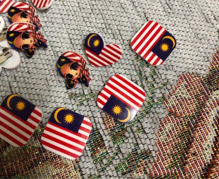 PIN TUDUNG MERDEKA/ HARI MALAYSIA WITH BOX | Lazada