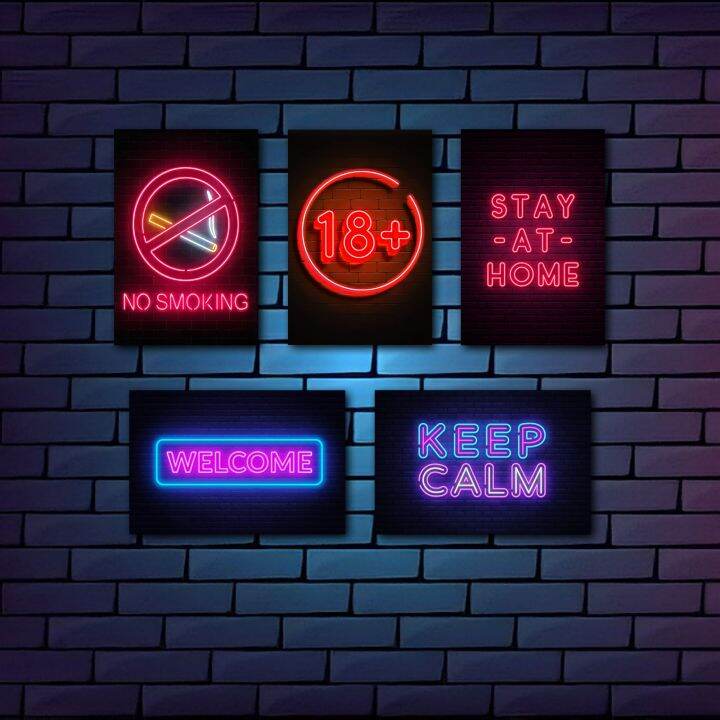 Pajangan Dinding Kamar Cowok Neon Aesthetic Keren Murah Terbaru ...