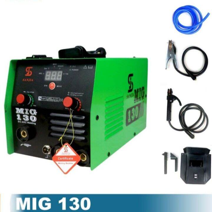 Mesin Las MIG 130 SANJIA DC MMA WELDER MIG-130 WELDER MACHINE | Lazada ...
