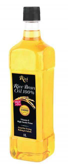 น้ำมันรำข้าว 100% ตรา ริซี่ RIZI RICE BRAN OIL ขนาด 1 ลิตร | Lazada.co.th