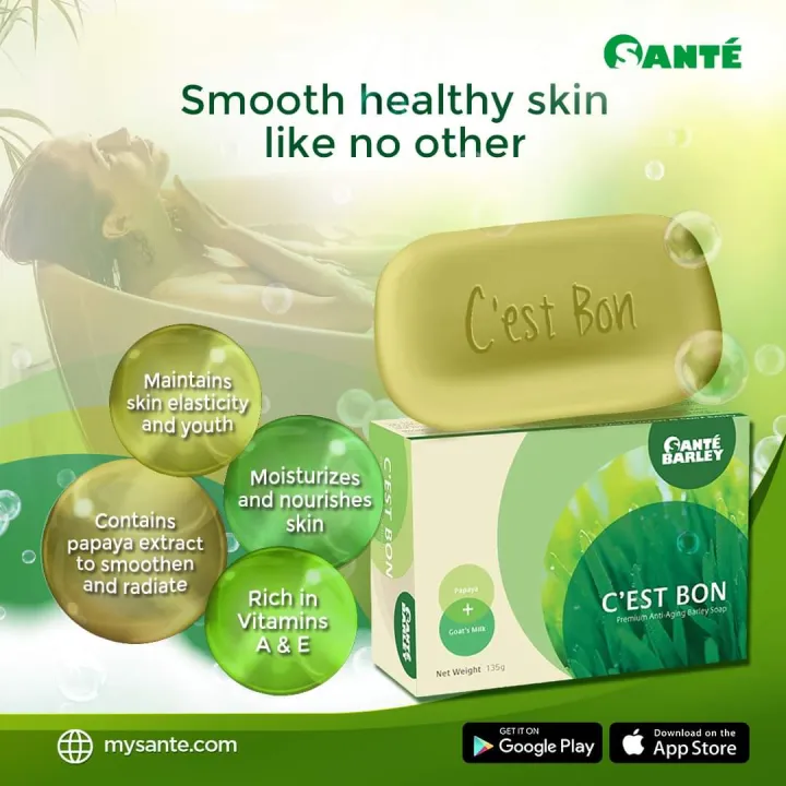 Santè Barley C'est Bon / 135 grams per Box / Premium Anti Aging Beauty ...