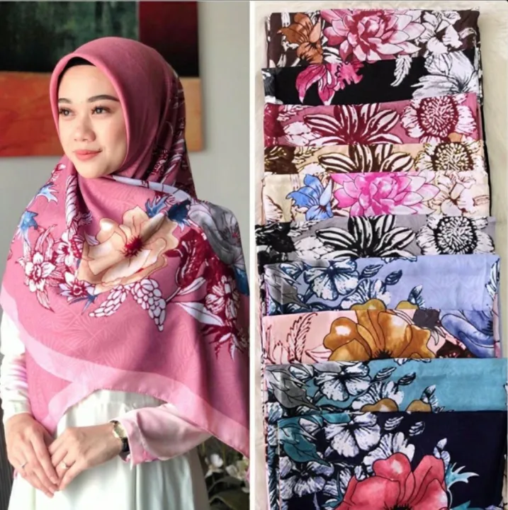 TUDUNG BAWAL TURKI/ TURKEY ROSE LIYANA Bidang 55 dan 60 | Lazada