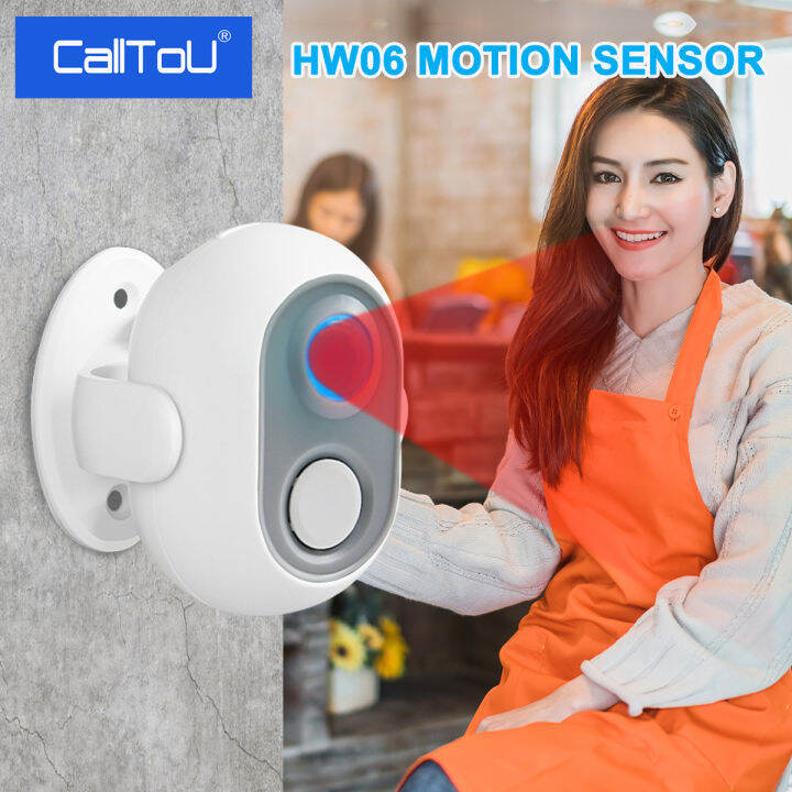 【1-3 Days Delivery】Calltou Wireless Motion Sensor Doorbell Human Body ...
