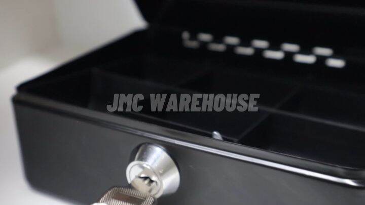 JMC 15CM Portable Steel Small Lockable Cash Coin Money Security Safe ...