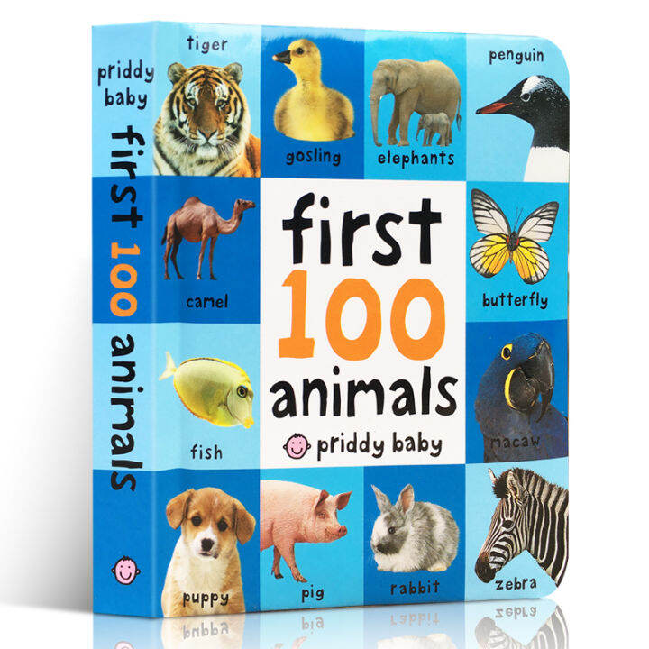First 100 Animals หนังสือเรียนภาษาอังกฤษ | Lazada.co.th